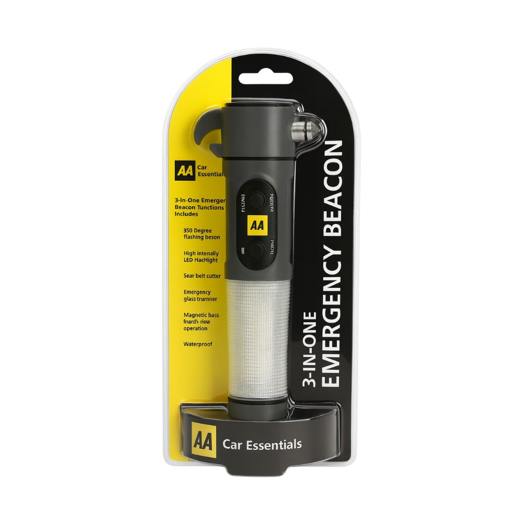 AA Car Essentials 3-in-1 Emergency Beacon – Price Panda