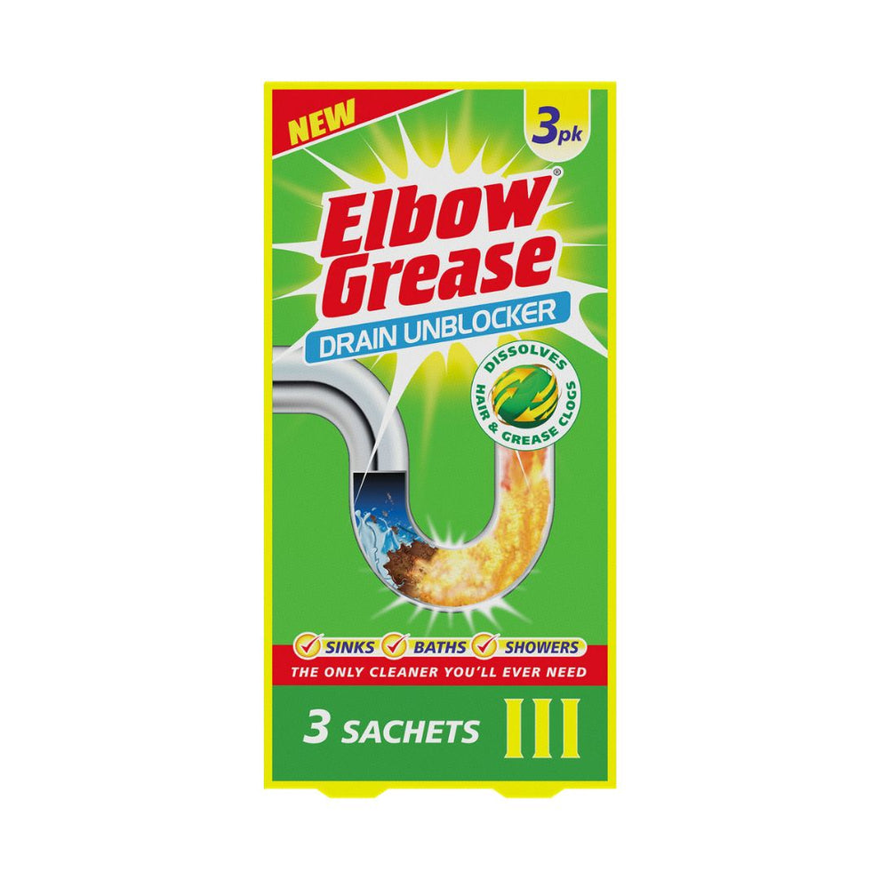 Elbow Grease Drain Unblocker Sachets – Price Panda