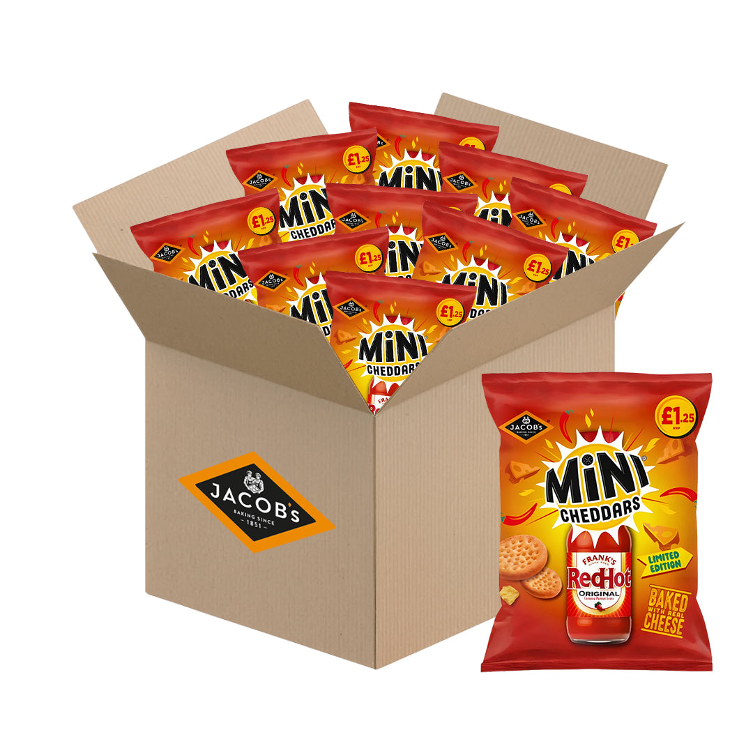 Jacob’s Mini Cheddars Frank’s RedHot Limited Edition – Price Panda